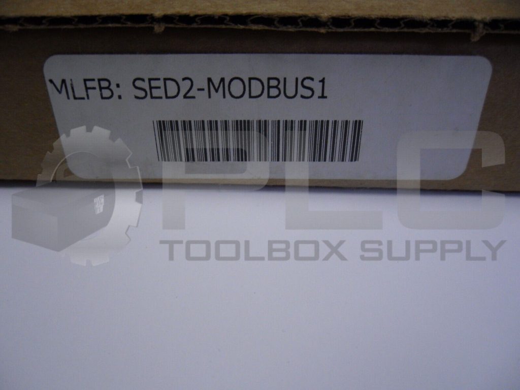 NEW SIEMENS SED2-MODBUS1 OPT SED2 MODBUS INTERFACE CABLE - PLC Toolbox ...
