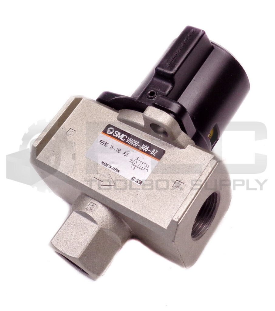 NEW SMC VHS50-N06-BZ PNEUMATIC PRESSURE RELIEF VALVE 15~150PSI - PLC Toolbox Supply